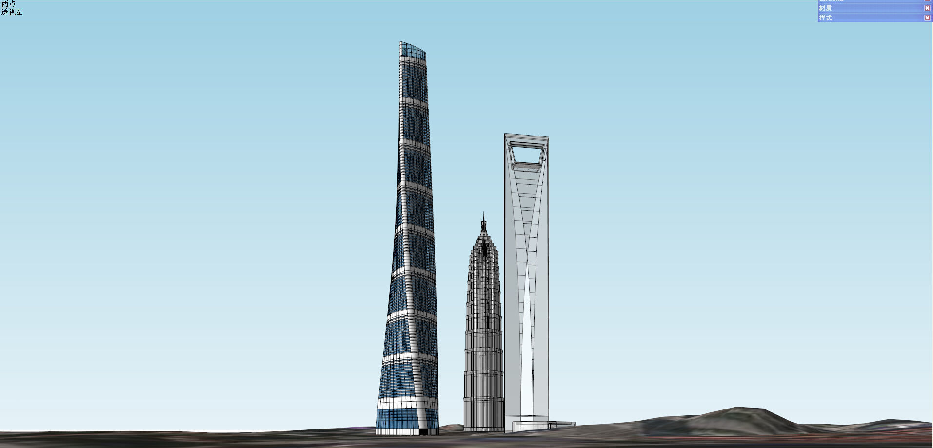 SU model of the modern super high-rise Shanghai Tower 3D model | CGTrader