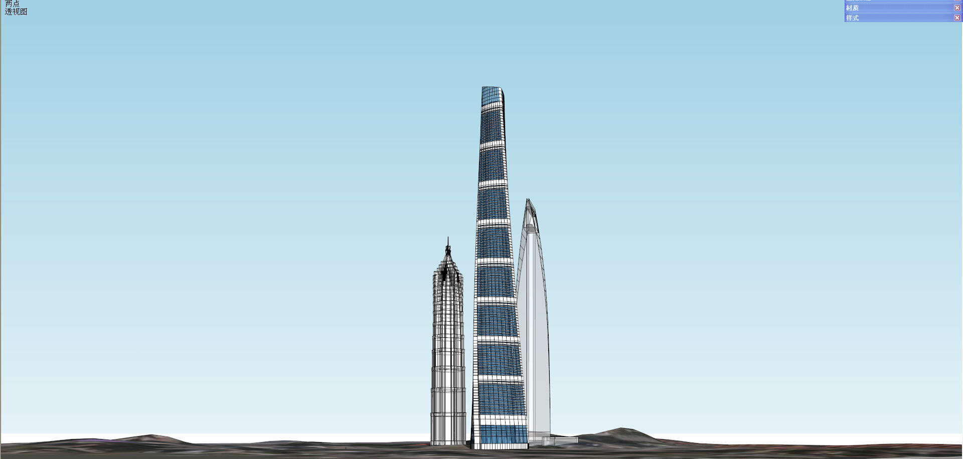 SU model of the modern super high-rise Shanghai Tower 3D model | CGTrader