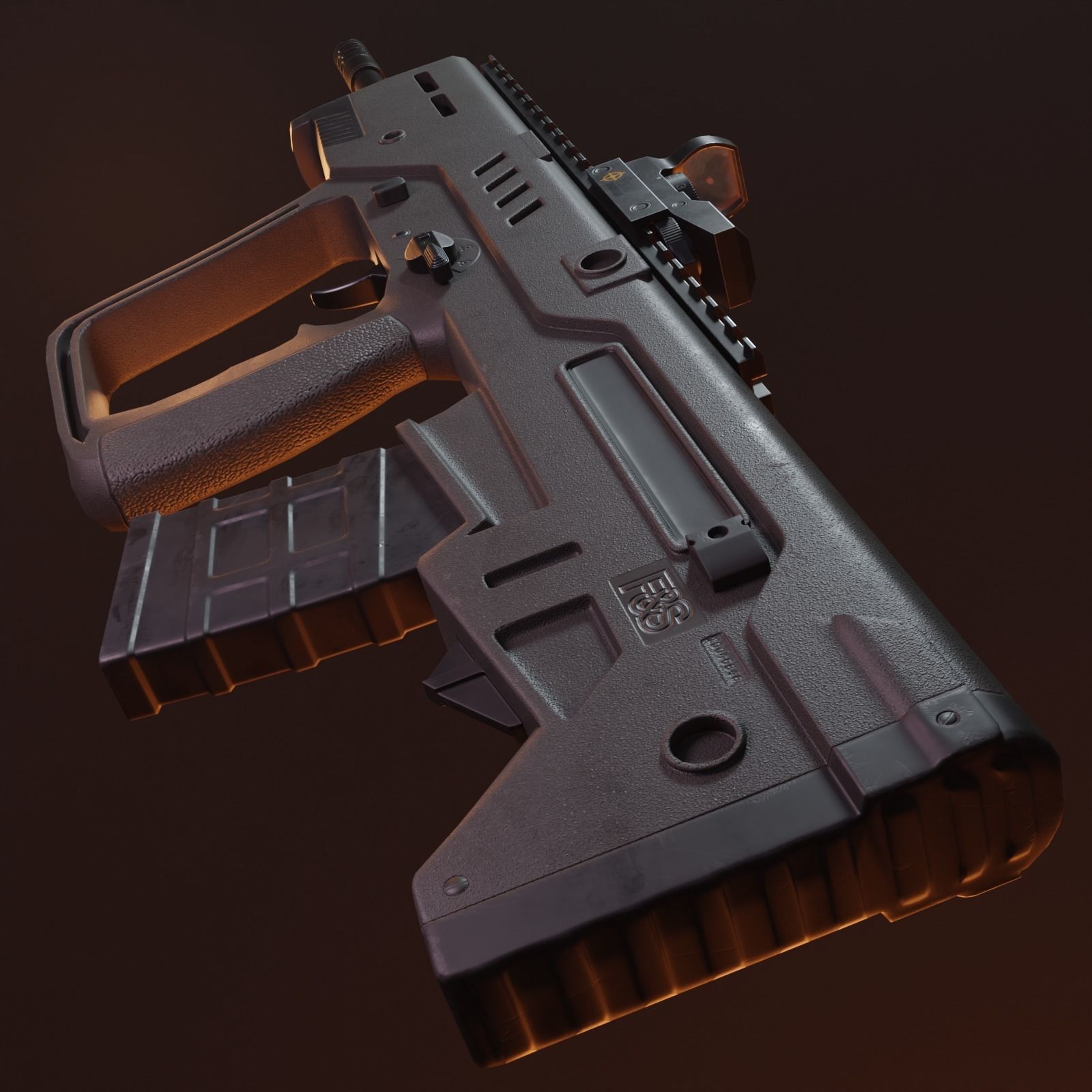 3D model TAR 21 inspired rifle VR / AR / low-poly | CGTrader