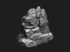 Cracked Cliff Rock 3D model 3D printable | CGTrader