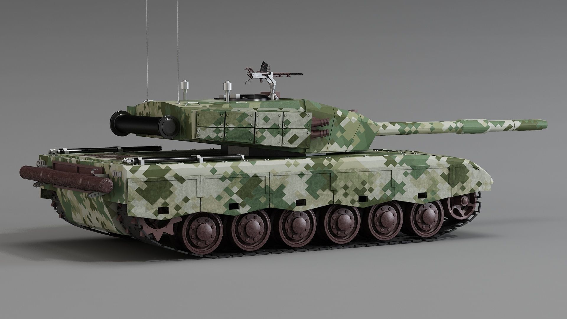 96A main battle Tank 96A tank ZTZ96A main battle tank 3D model | CGTrader