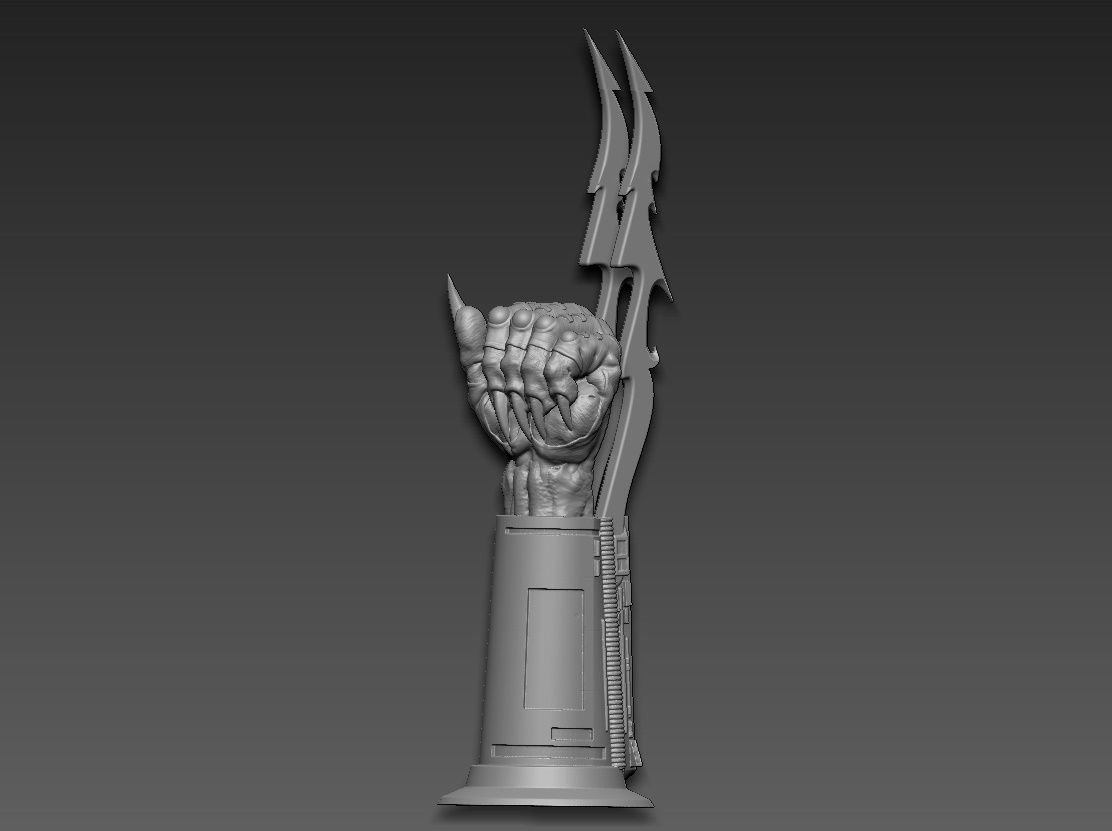 Predator hand 3D model 3D printable | CGTrader