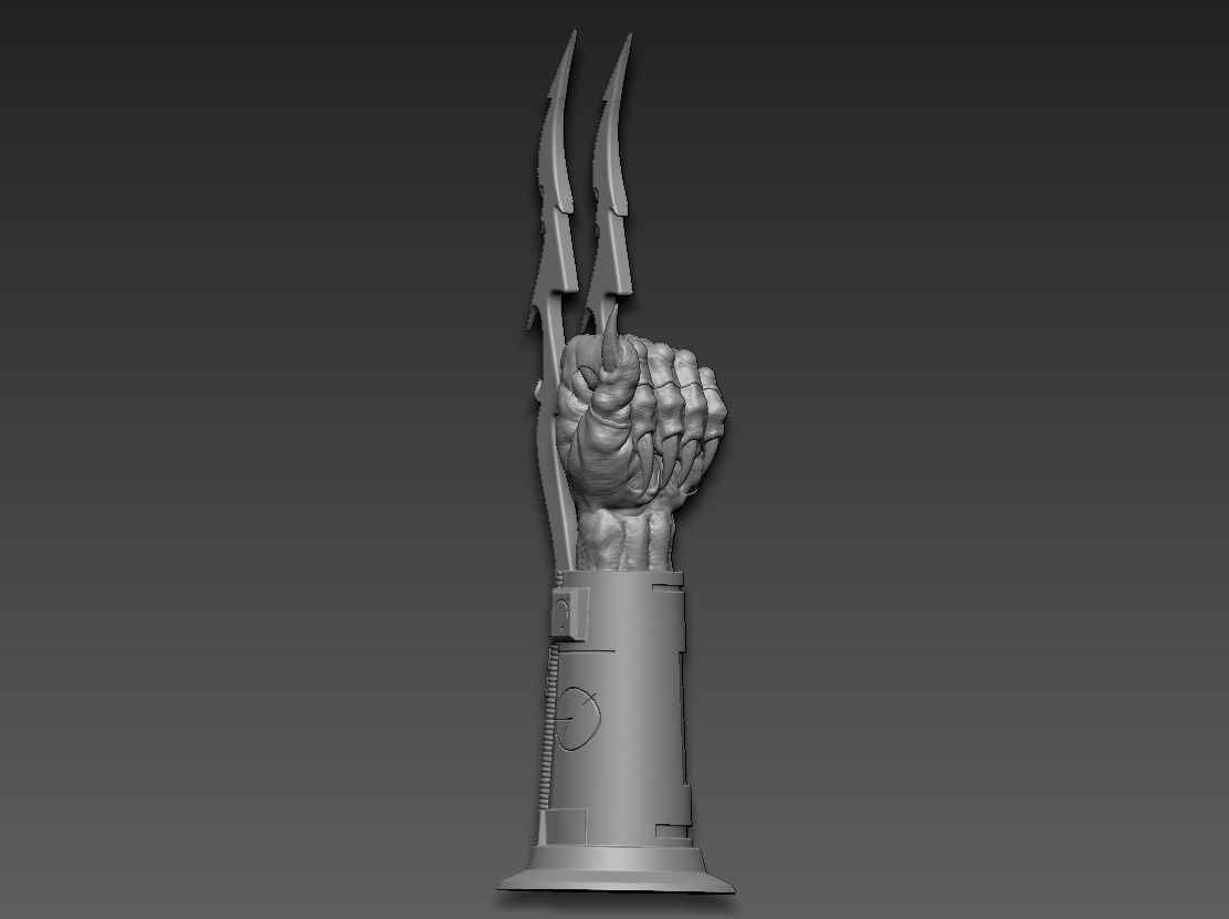 Predator hand 3D model 3D printable | CGTrader