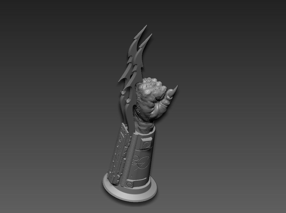 Predator hand 3D model 3D printable | CGTrader
