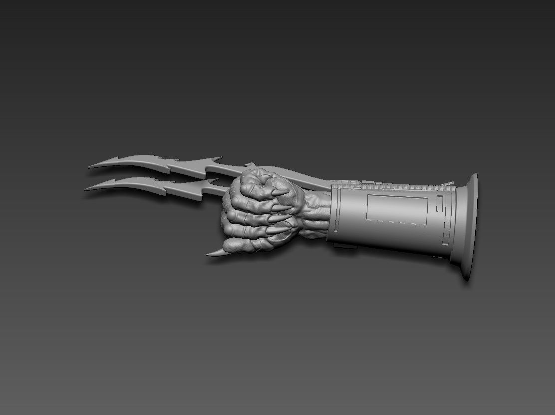 Predator hand 3D model 3D printable | CGTrader