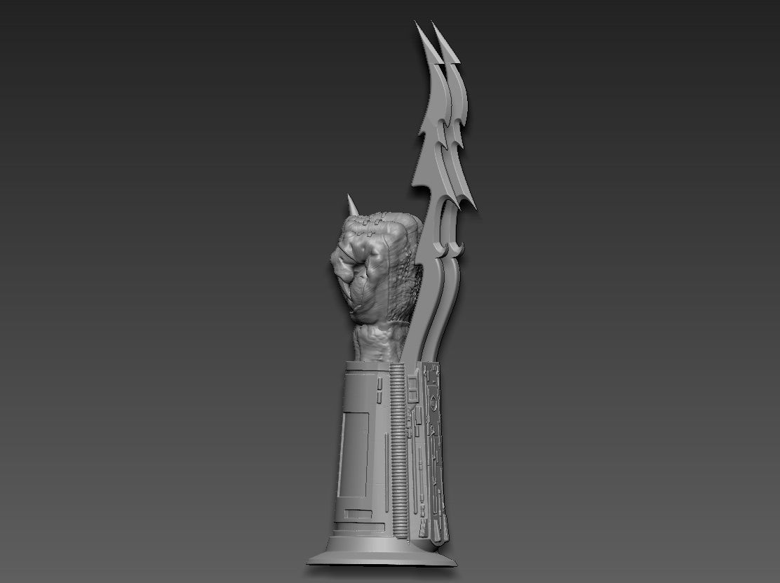 Predator hand 3D model 3D printable | CGTrader