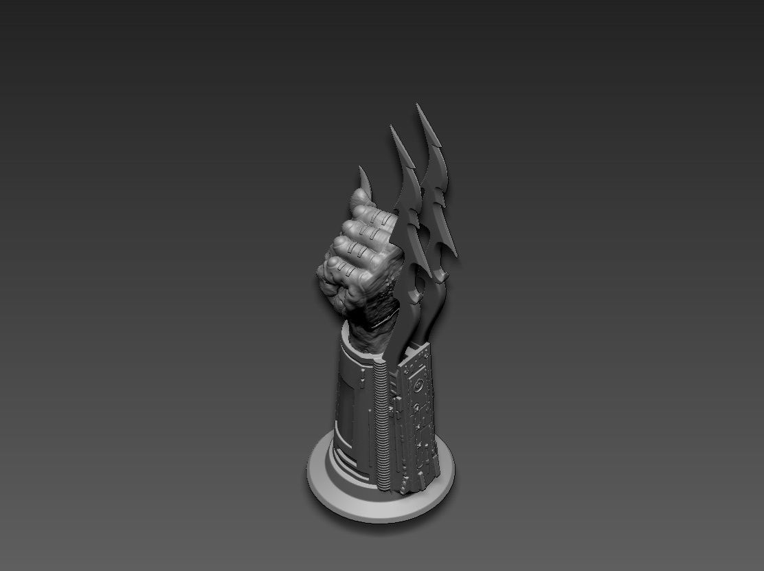 Predator hand 3D model 3D printable | CGTrader