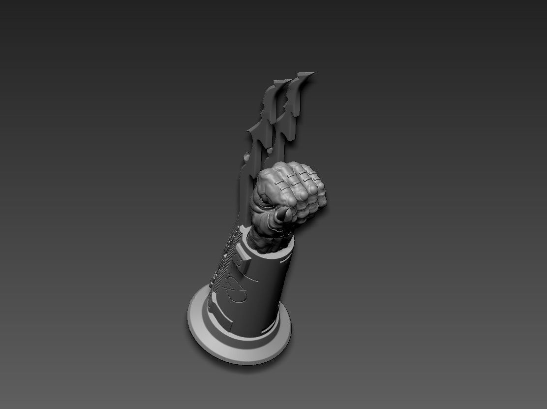 Predator hand 3D model 3D printable | CGTrader