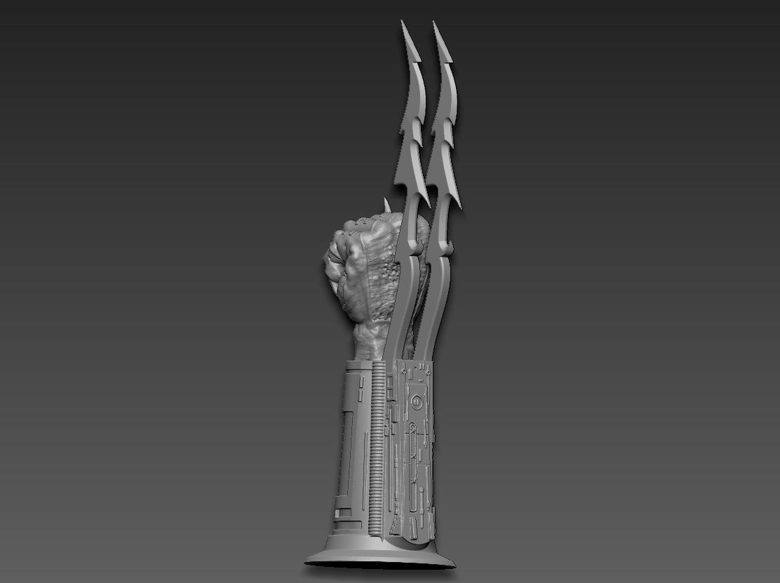 Predator hand 3D model 3D printable | CGTrader