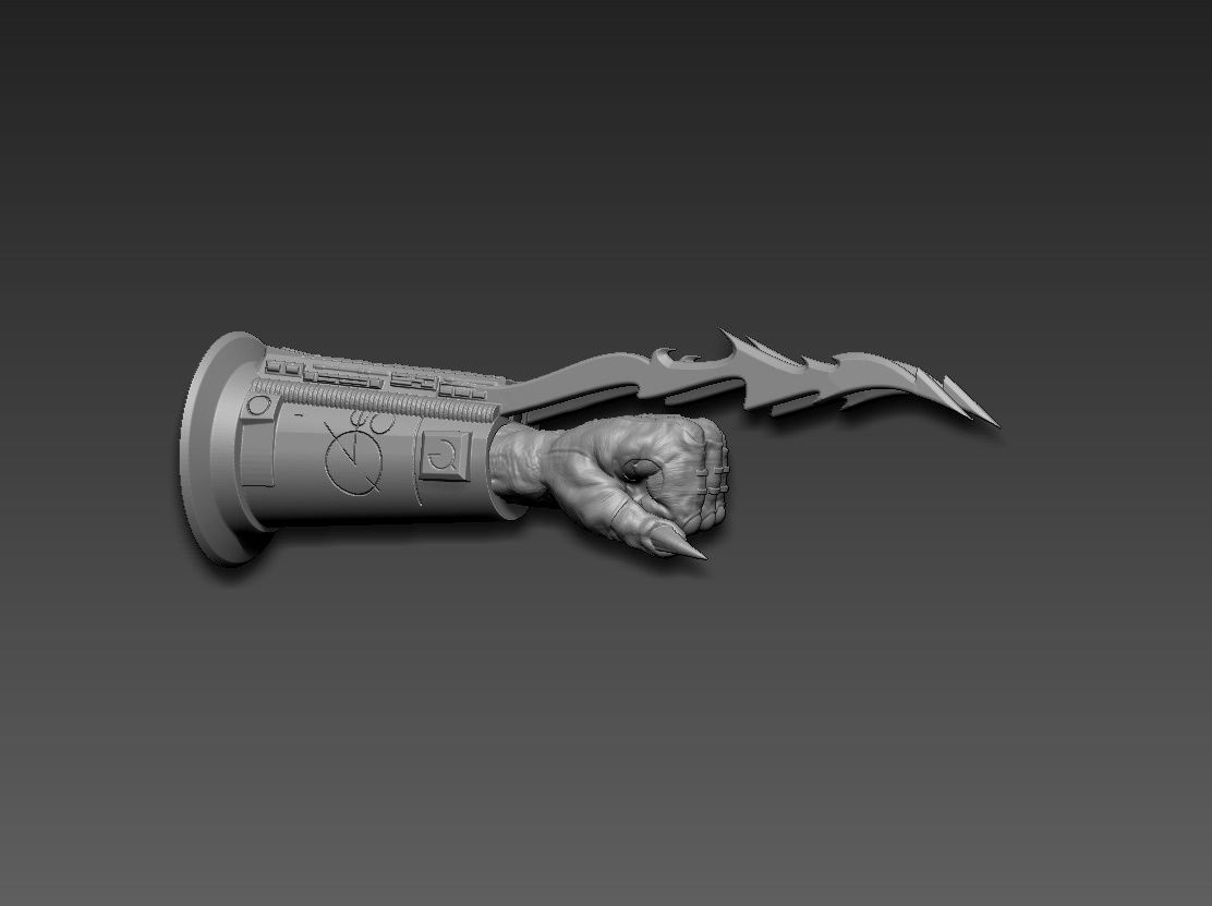 Predator hand 3D model 3D printable | CGTrader