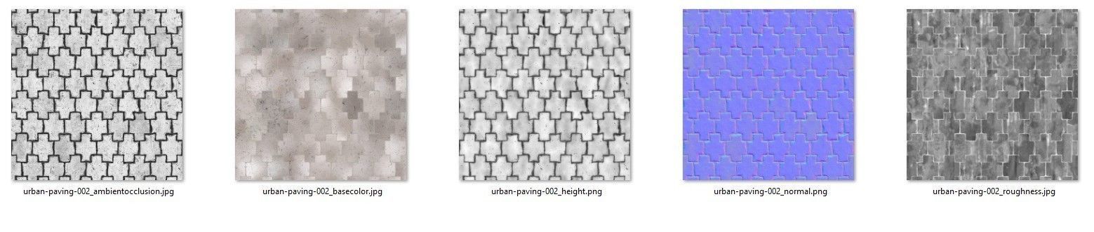 paving walkway PBR texture Texture 002 Texture | CGTrader