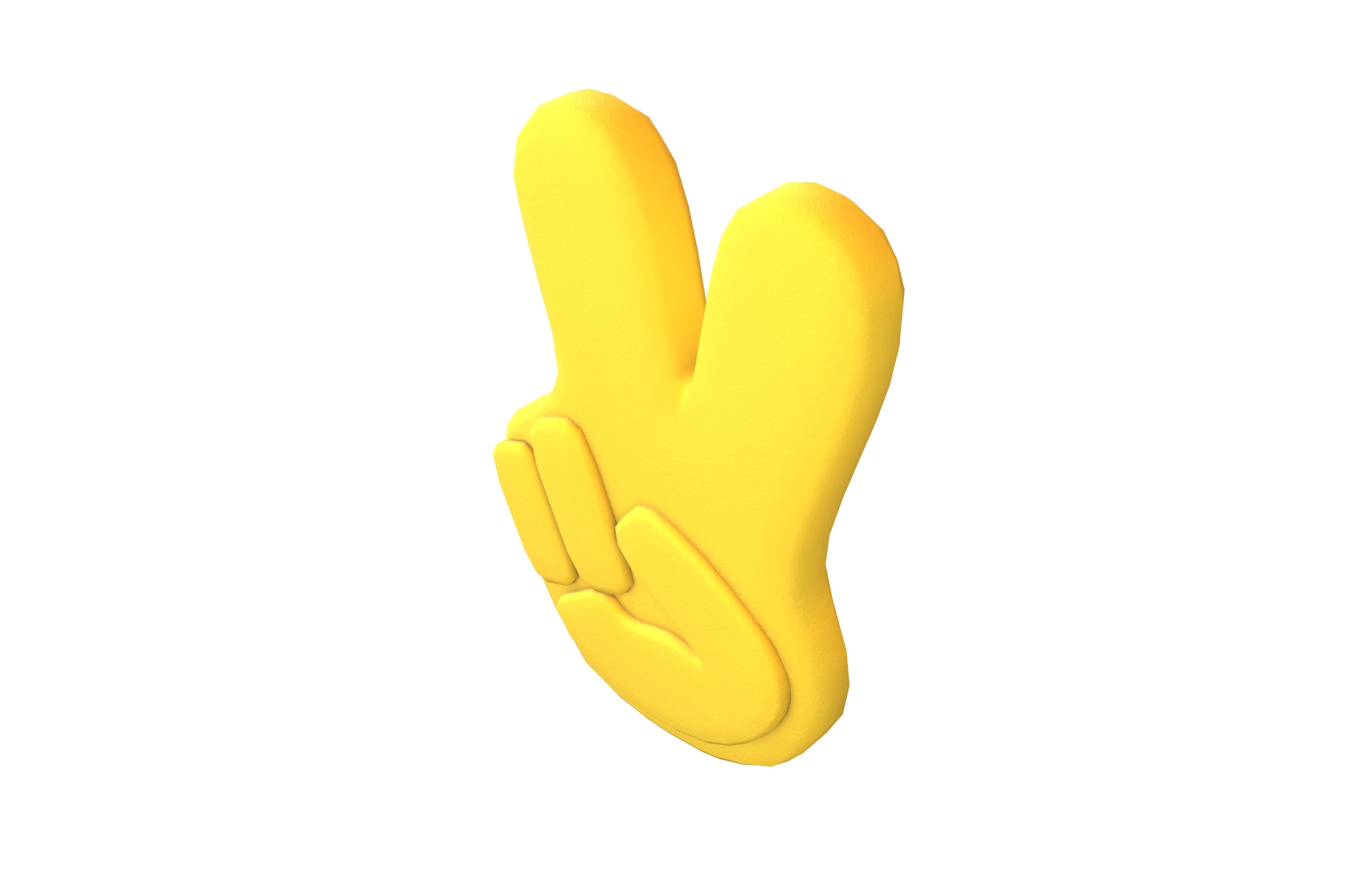 3D model Winning Hand Symbol Glove v1 001 VR / AR / low-poly | CGTrader
