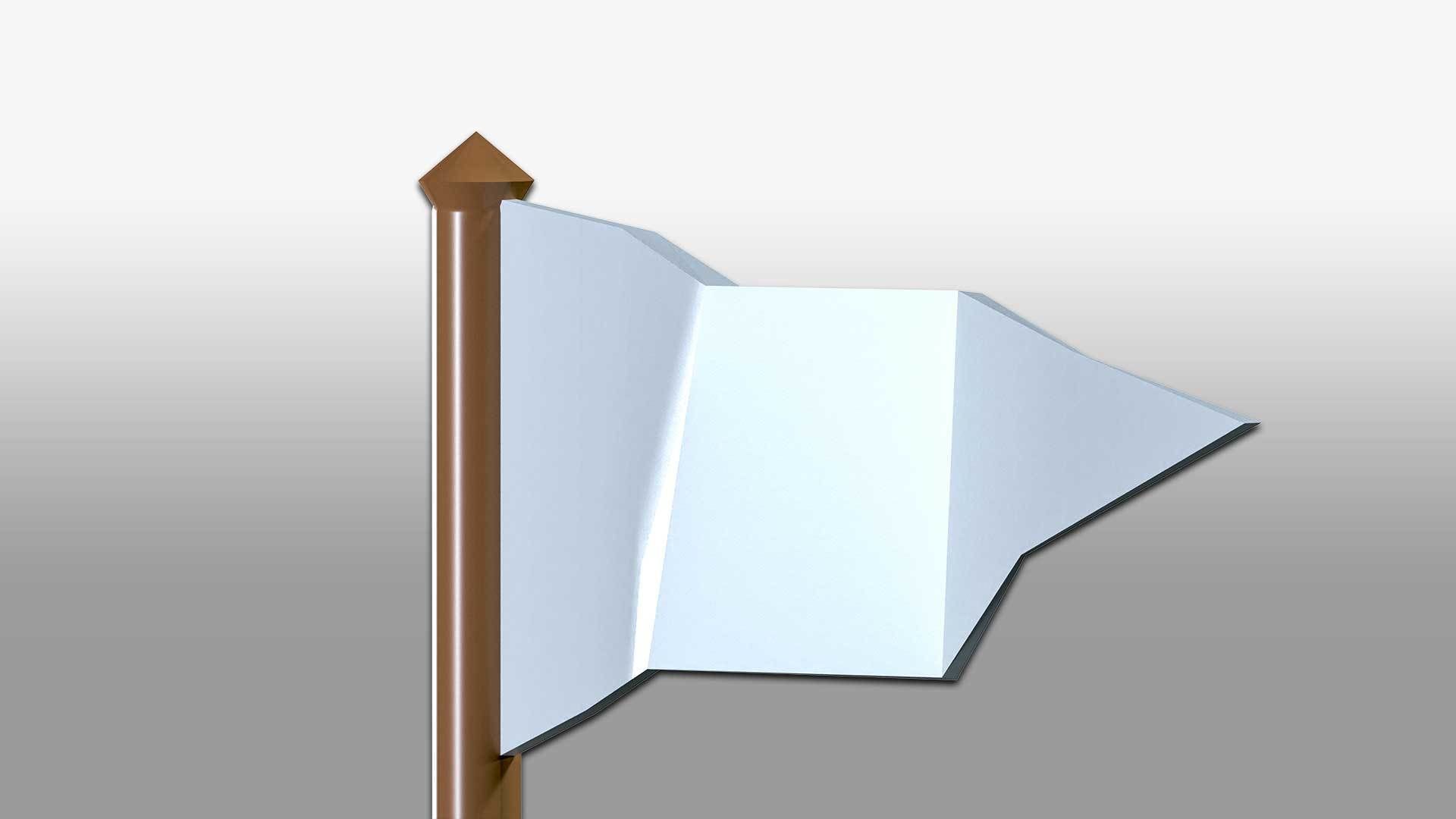 Pennant Flag free 3D model | CGTrader