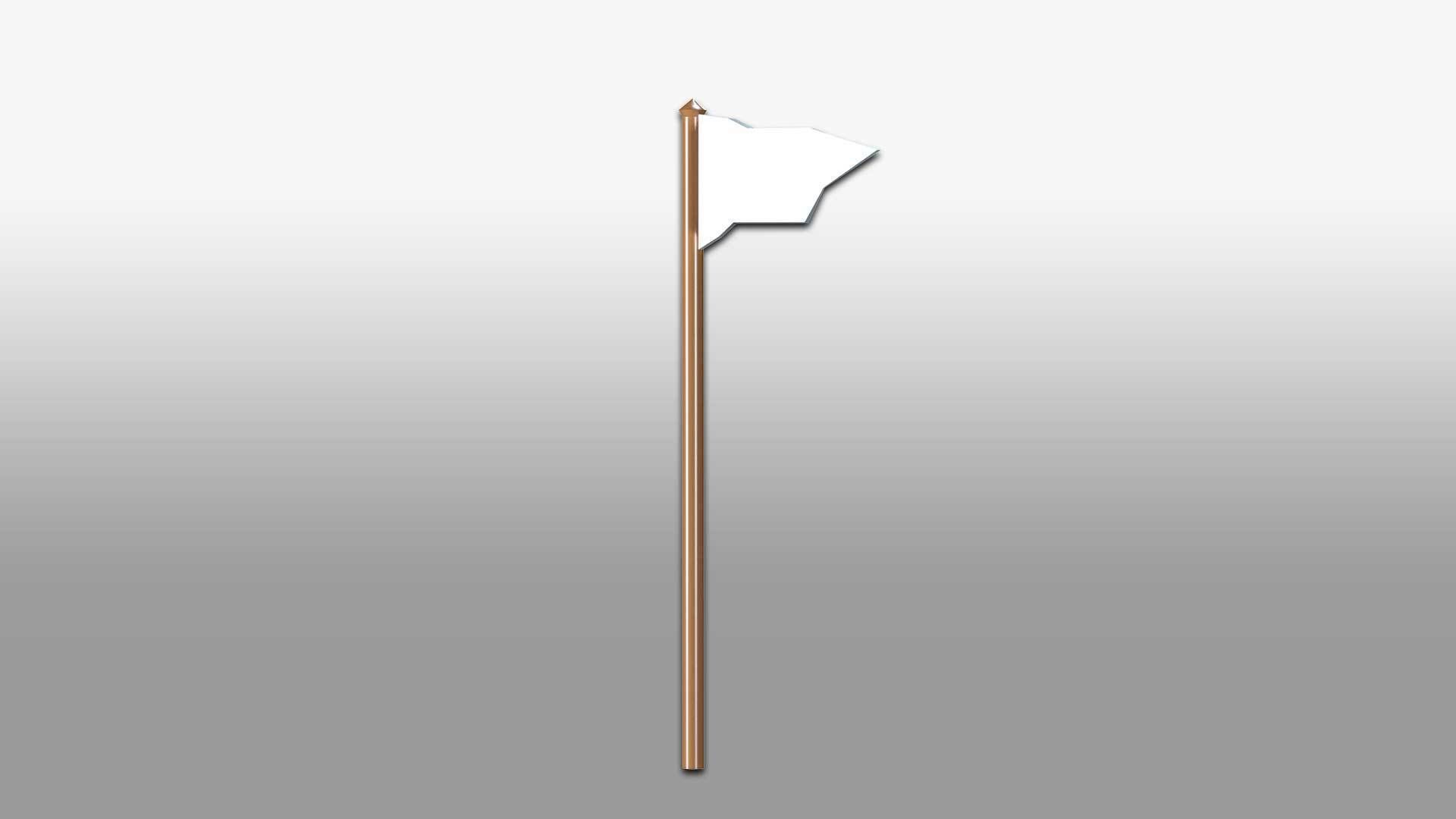 Pennant Flag free 3D model | CGTrader