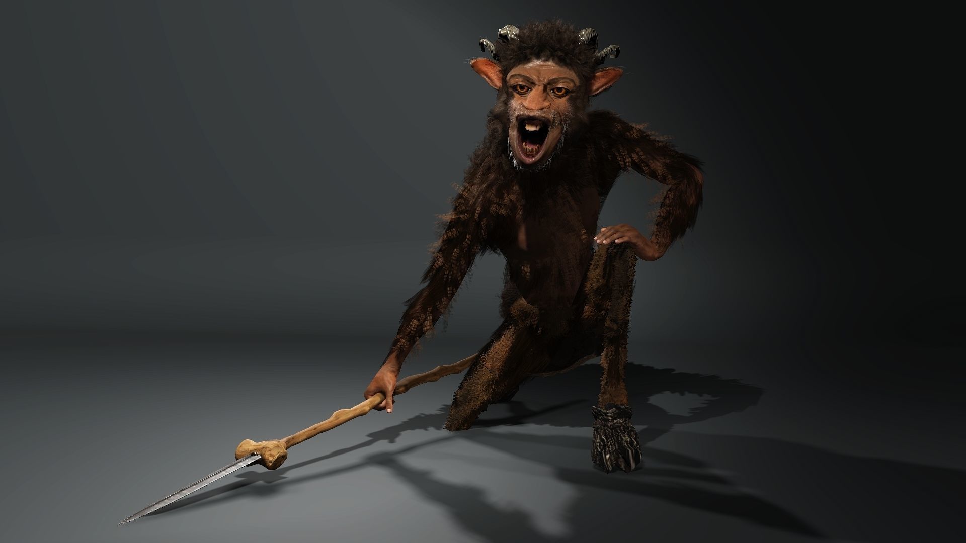 Warrior sheep High quality character full Rigged and Animated 3D model ...