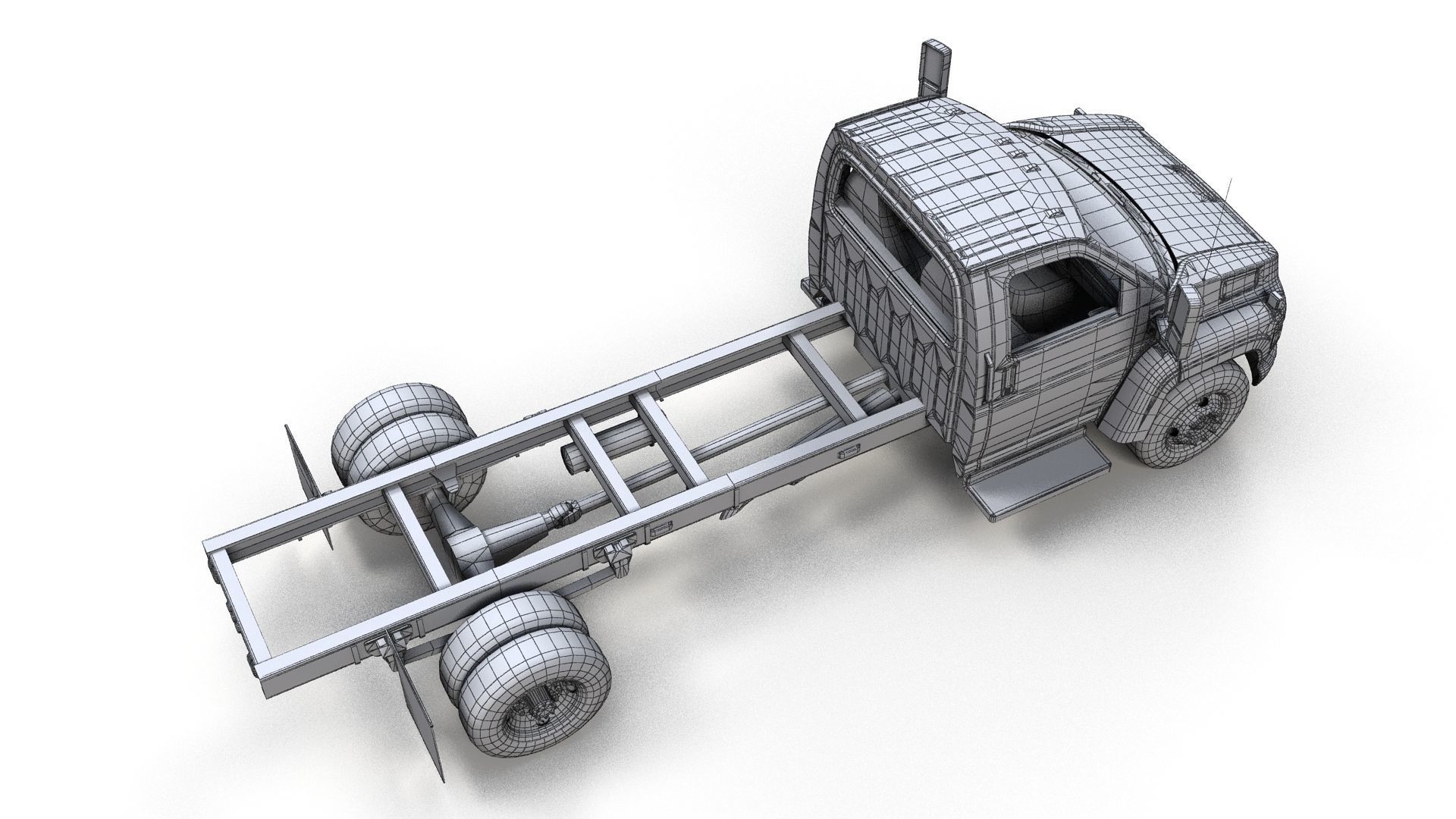 3D model Industrial frame truck VR / AR / low-poly | CGTrader