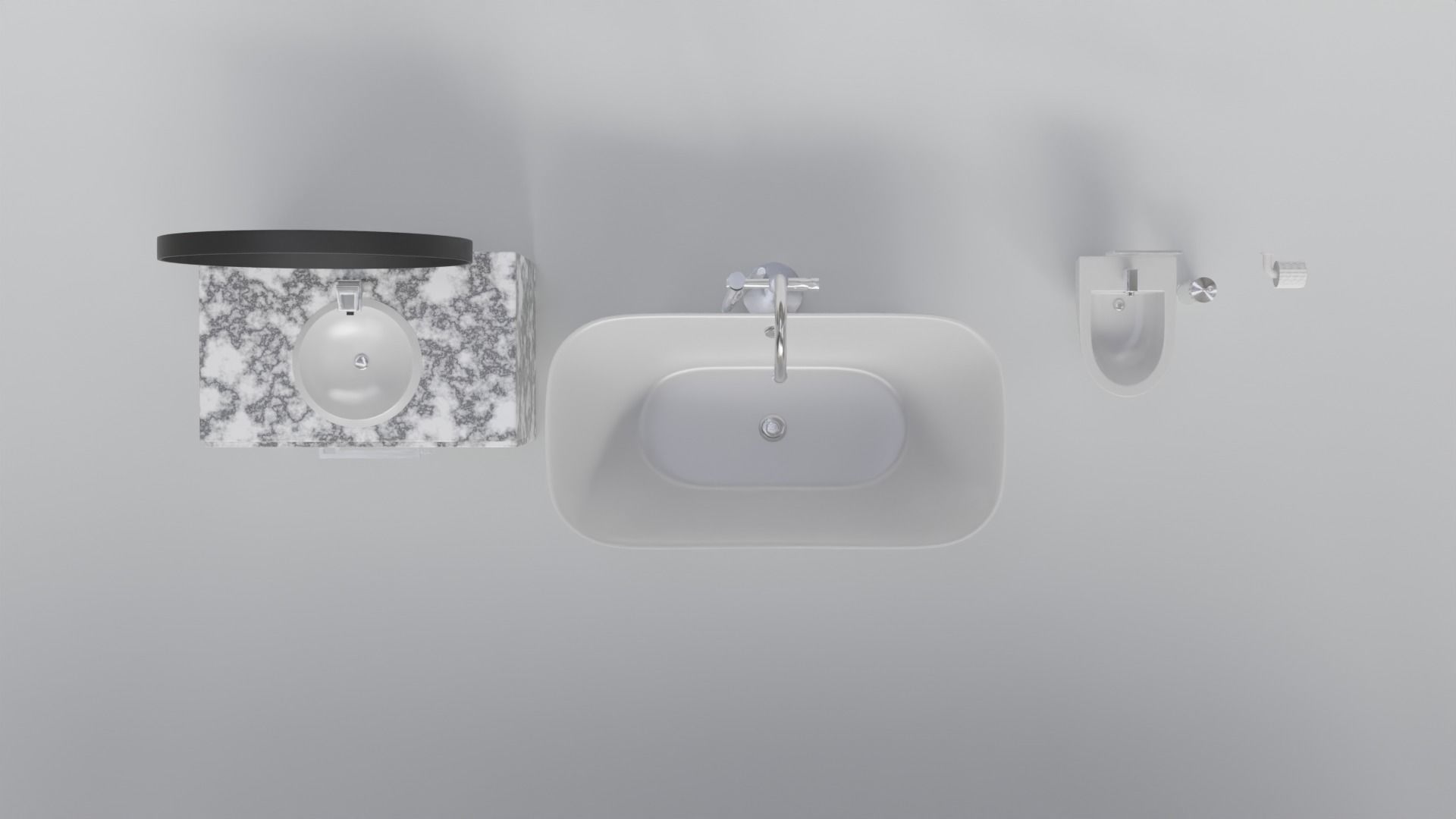 3D Sanitary ware and bathroom furniture model 3D model | CGTrader