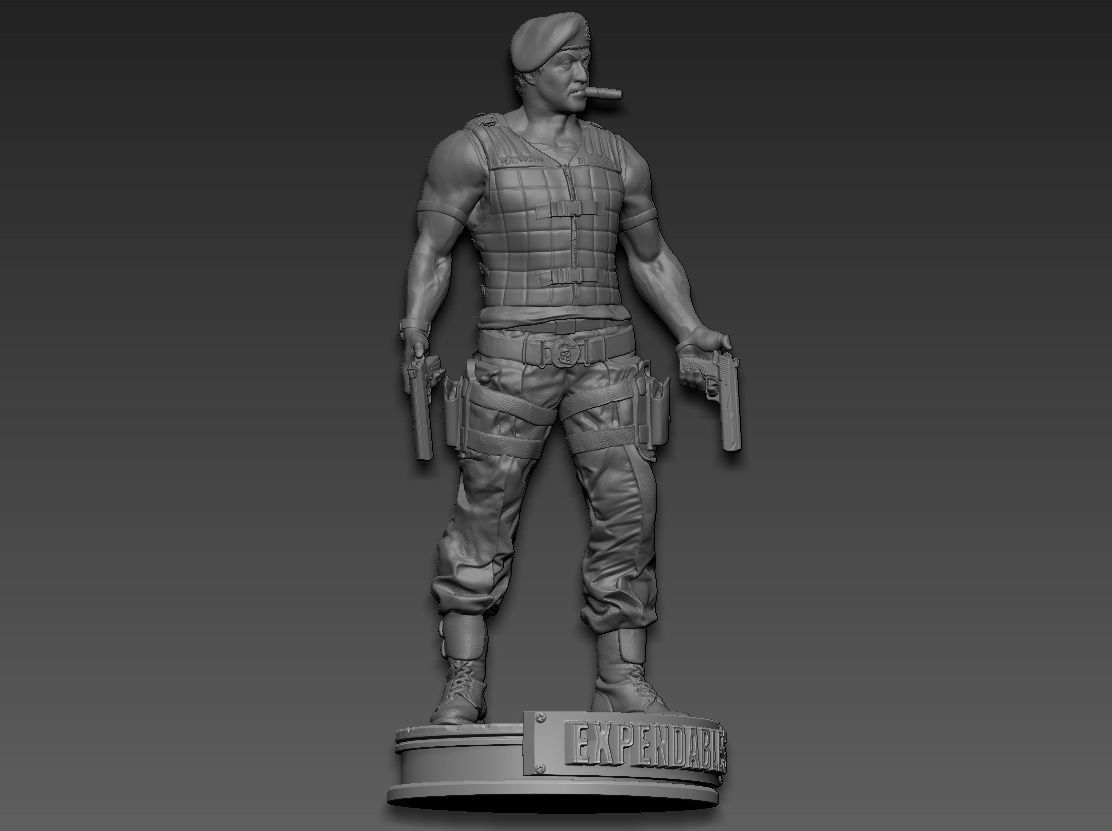 The expendables 3D model 3D printable | CGTrader