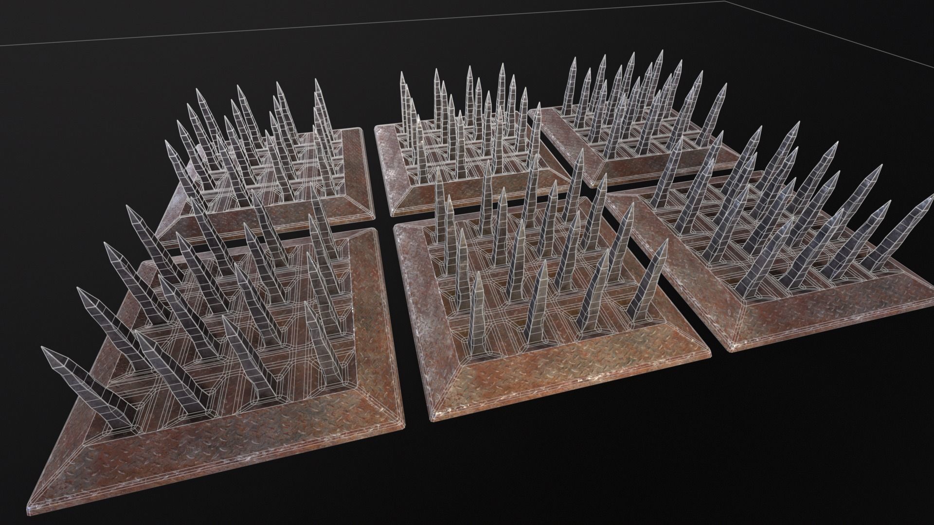 3D model Medieval Spikes Trap VR / AR / low-poly | CGTrader