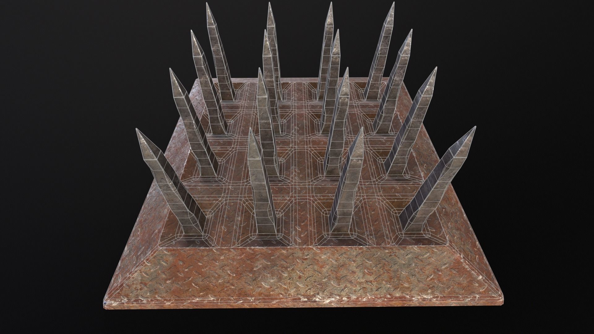 3D model Medieval Spikes Trap VR / AR / low-poly | CGTrader