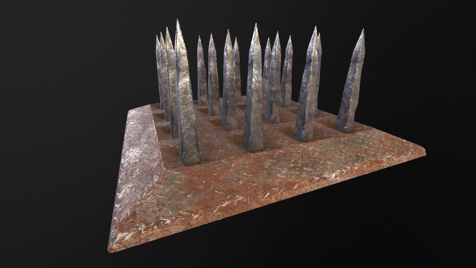 3D model Medieval Spikes Trap VR / AR / low-poly | CGTrader