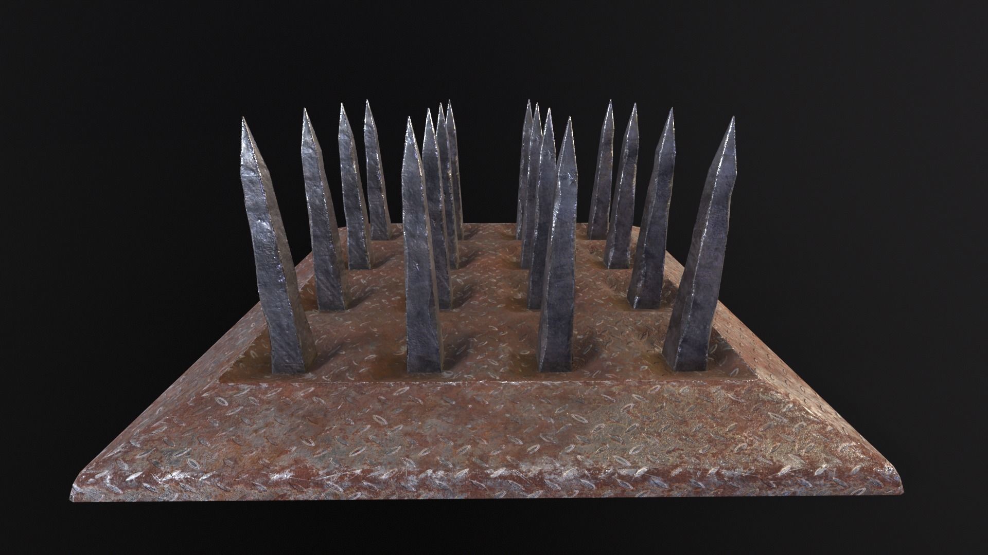 3D model Medieval Spikes Trap VR / AR / low-poly | CGTrader