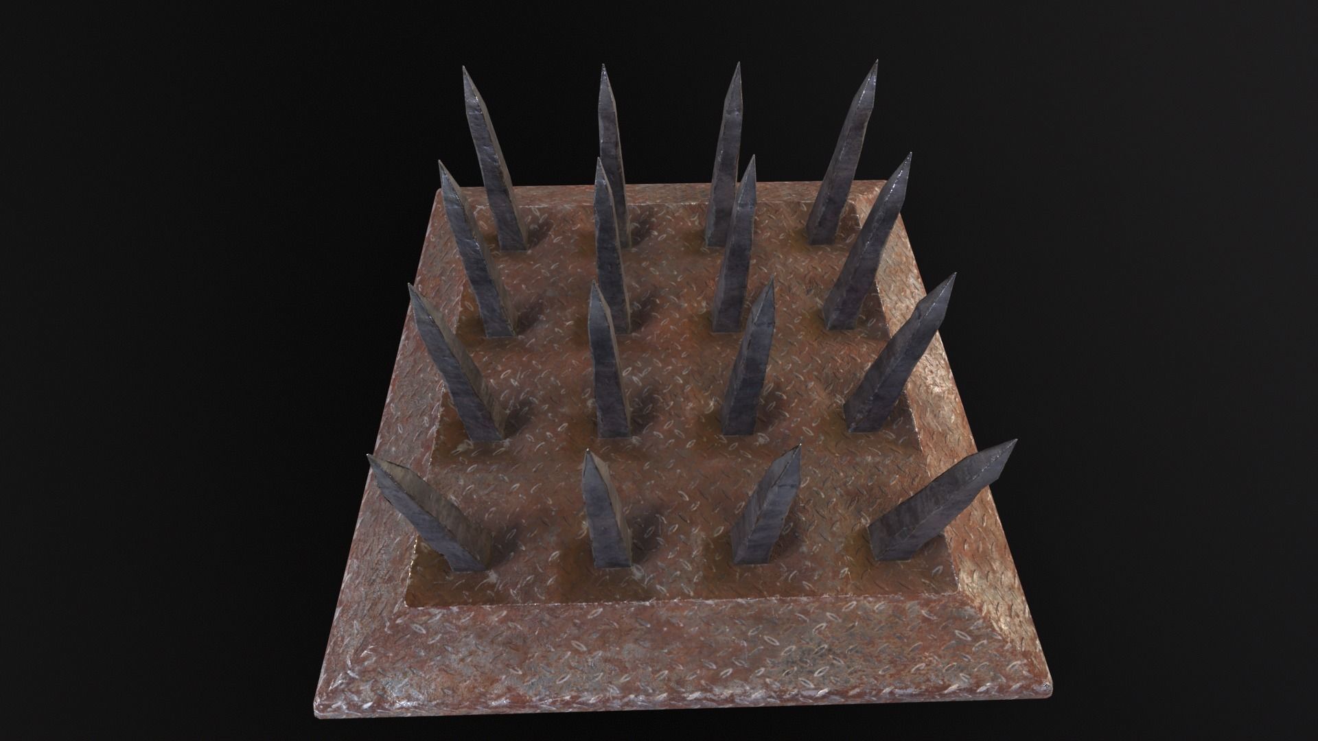 3D model Medieval Spikes Trap VR / AR / low-poly | CGTrader