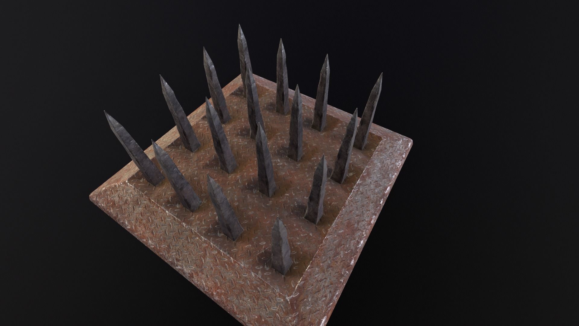 3D model Medieval Spikes Trap VR / AR / low-poly | CGTrader