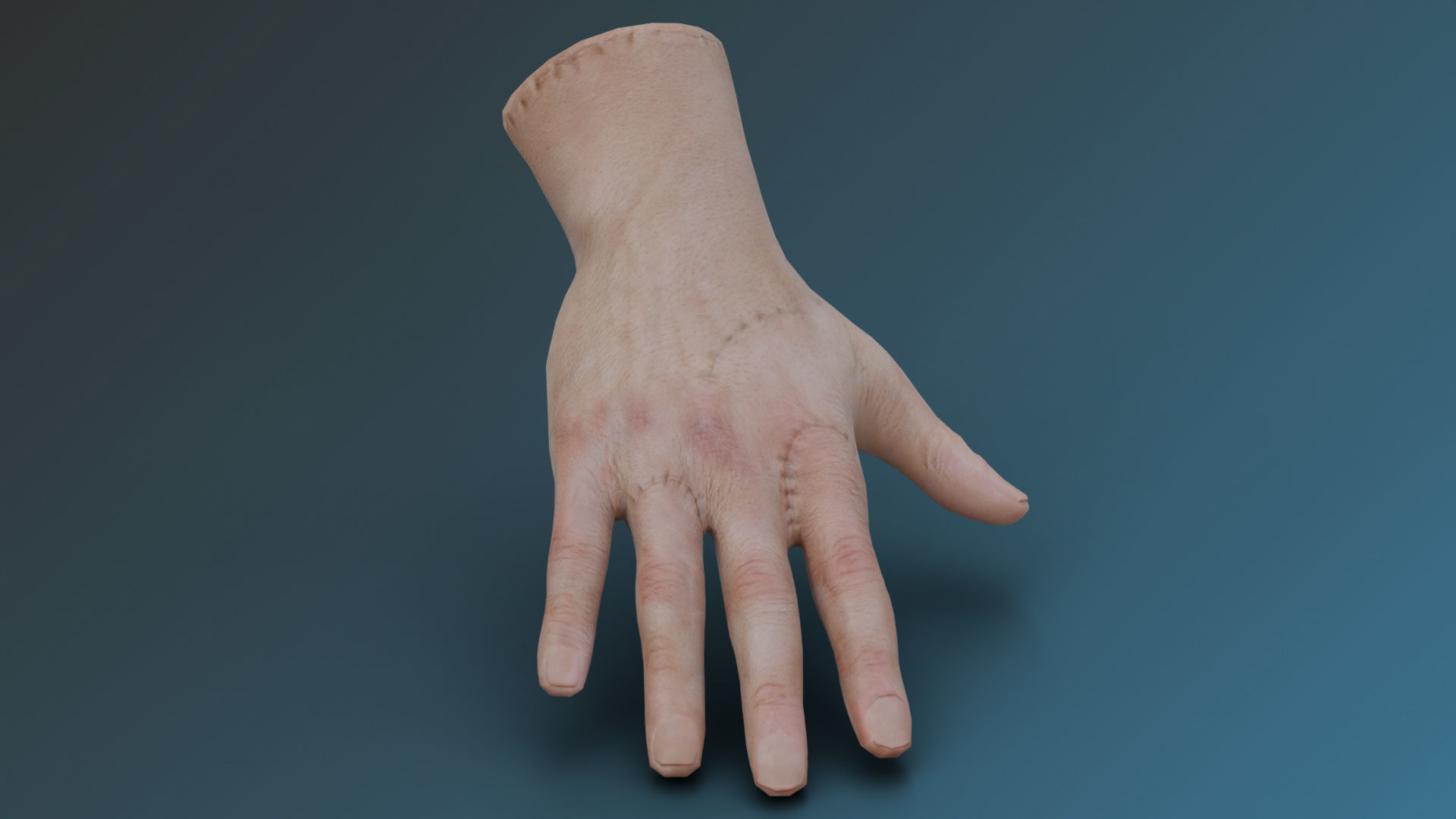 3D model Jenna Ortega as Adams Family Wednesday - Braided Pigtails - Hand VR / AR / low-poly ...