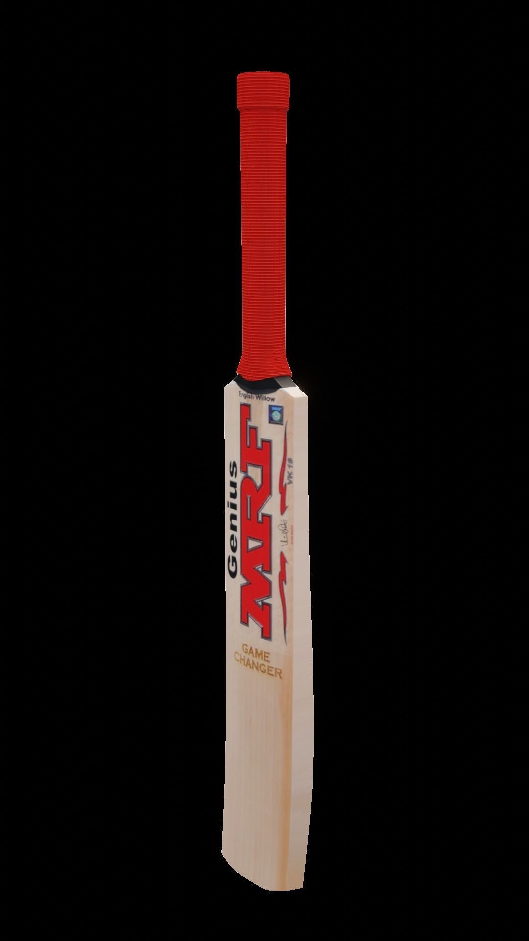 MRF Cricket Bat 3D model | CGTrader