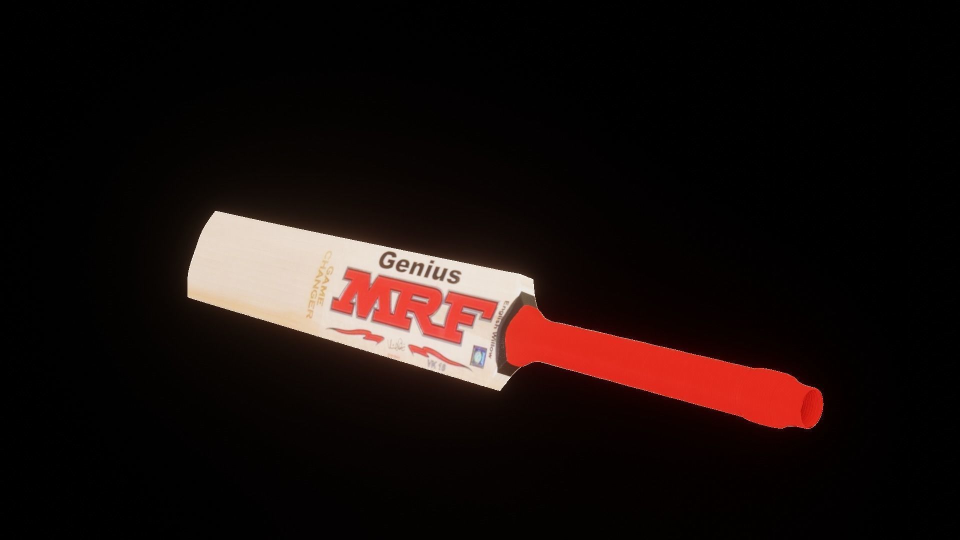 MRF Cricket Bat 3D model | CGTrader