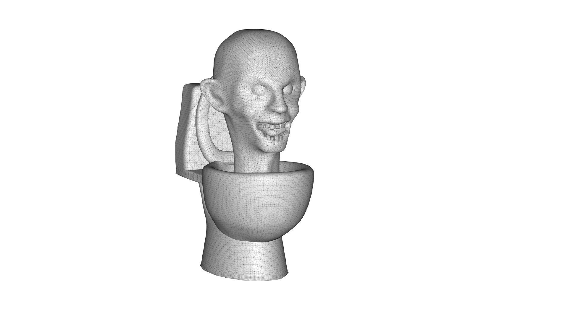 3D model Skibidi Toilet 1 VR / AR / low-poly | CGTrader