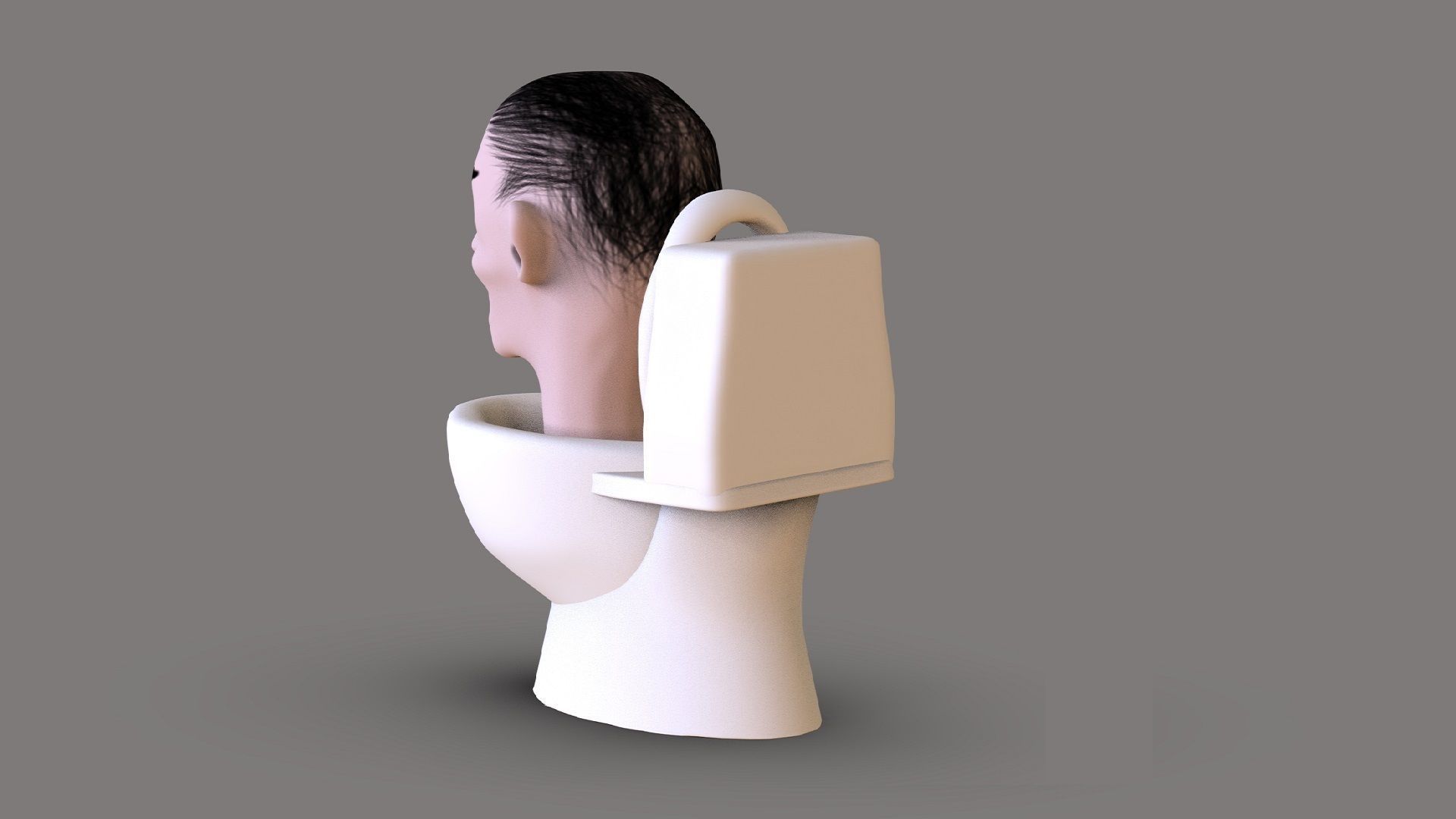 3D model Skibidi Toilet 1 VR / AR / low-poly | CGTrader