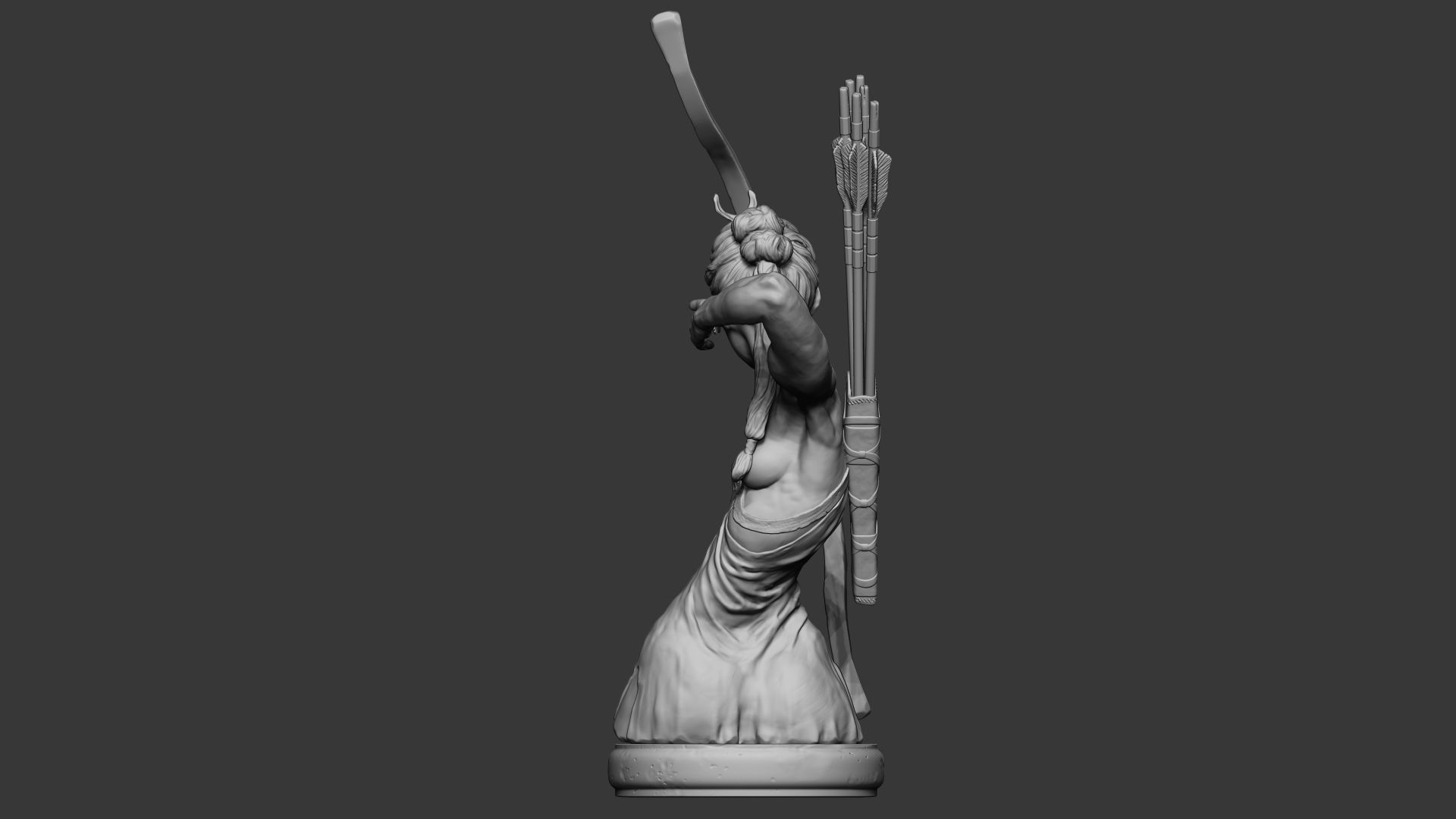 Artemis figure bust 3D model 3D printable | CGTrader