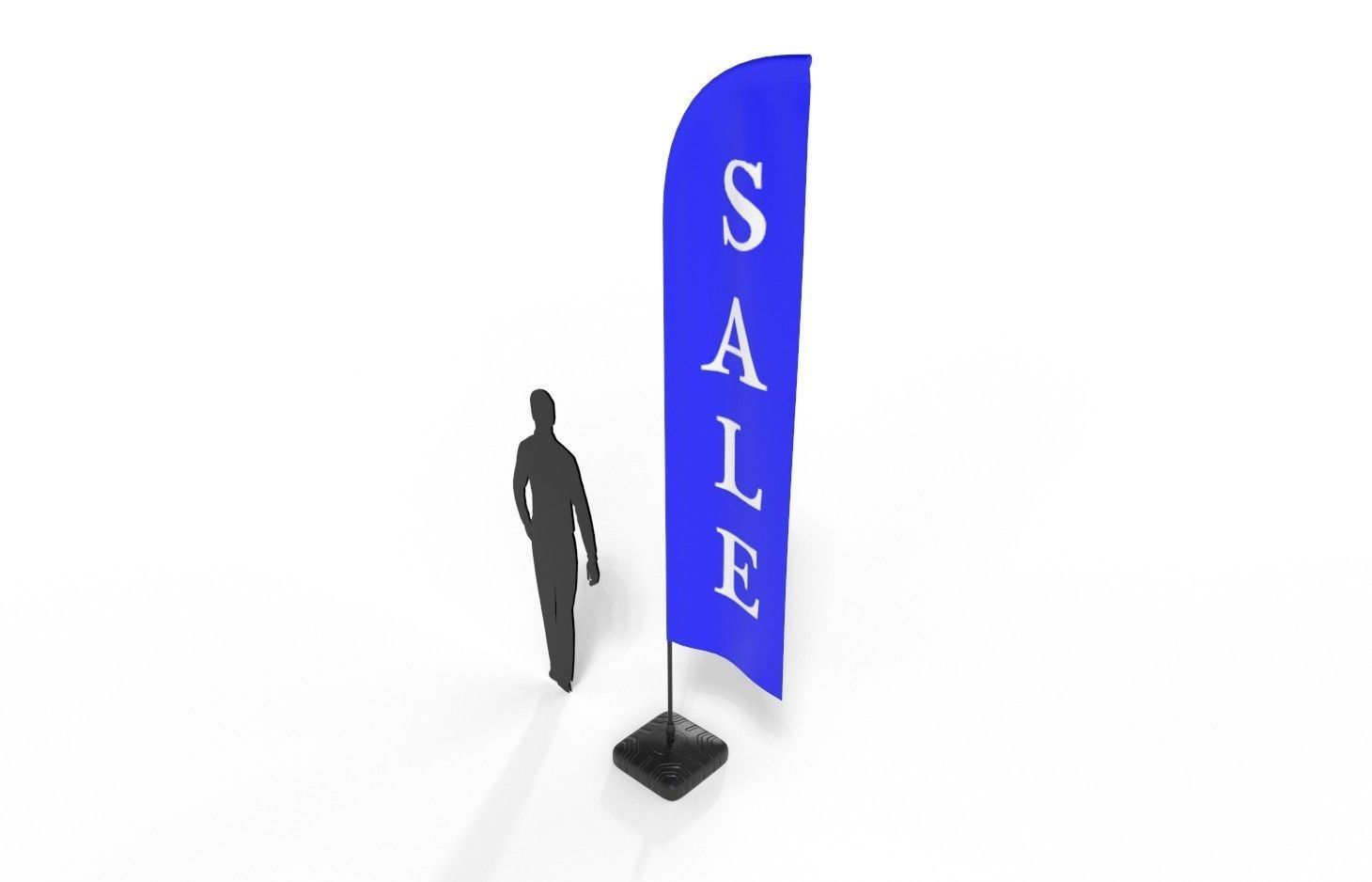 3D model Banner Flag 01B VR / AR / low-poly | CGTrader