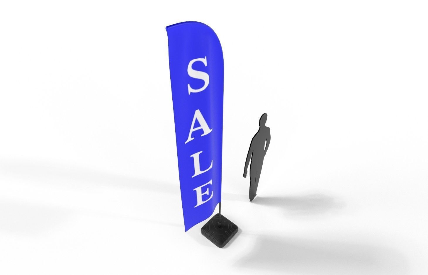 3D model Banner Flag 01B VR / AR / low-poly | CGTrader