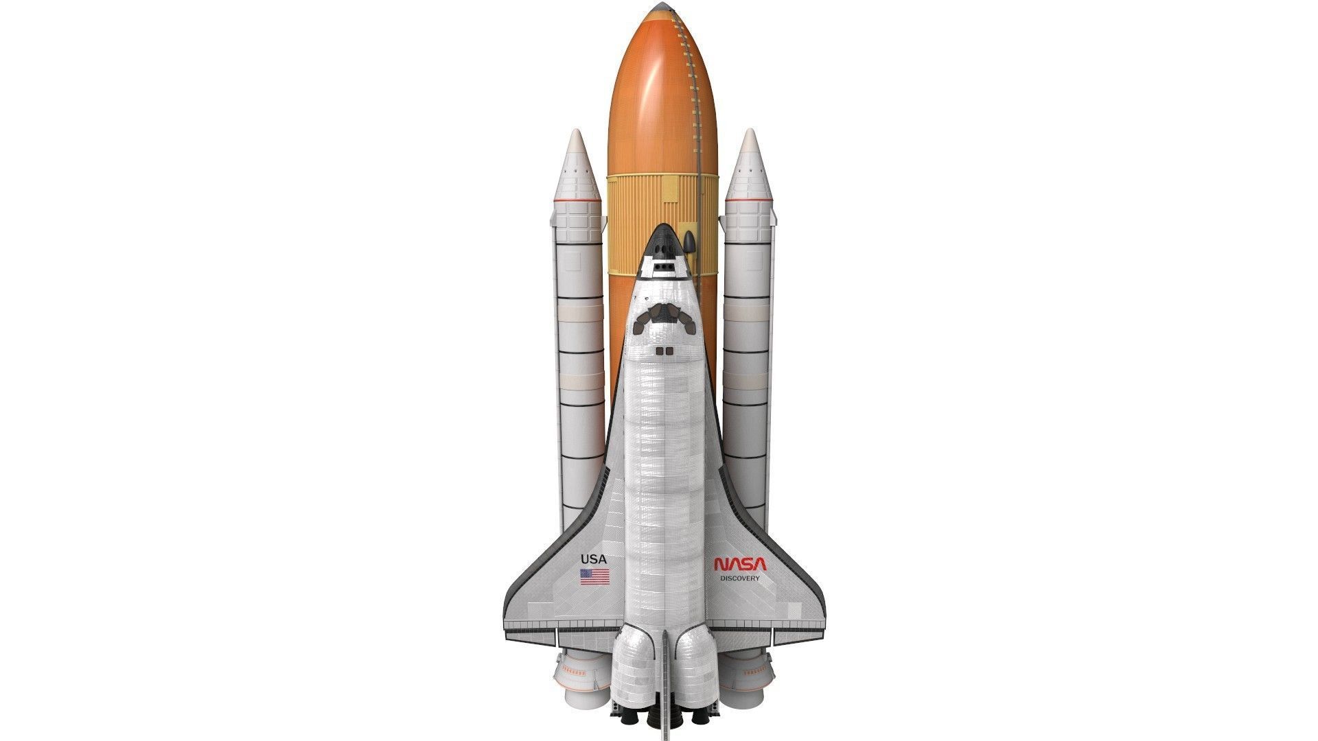 Space Shuttle Nasa shuttle rocket International SpaceStation 3D model ...