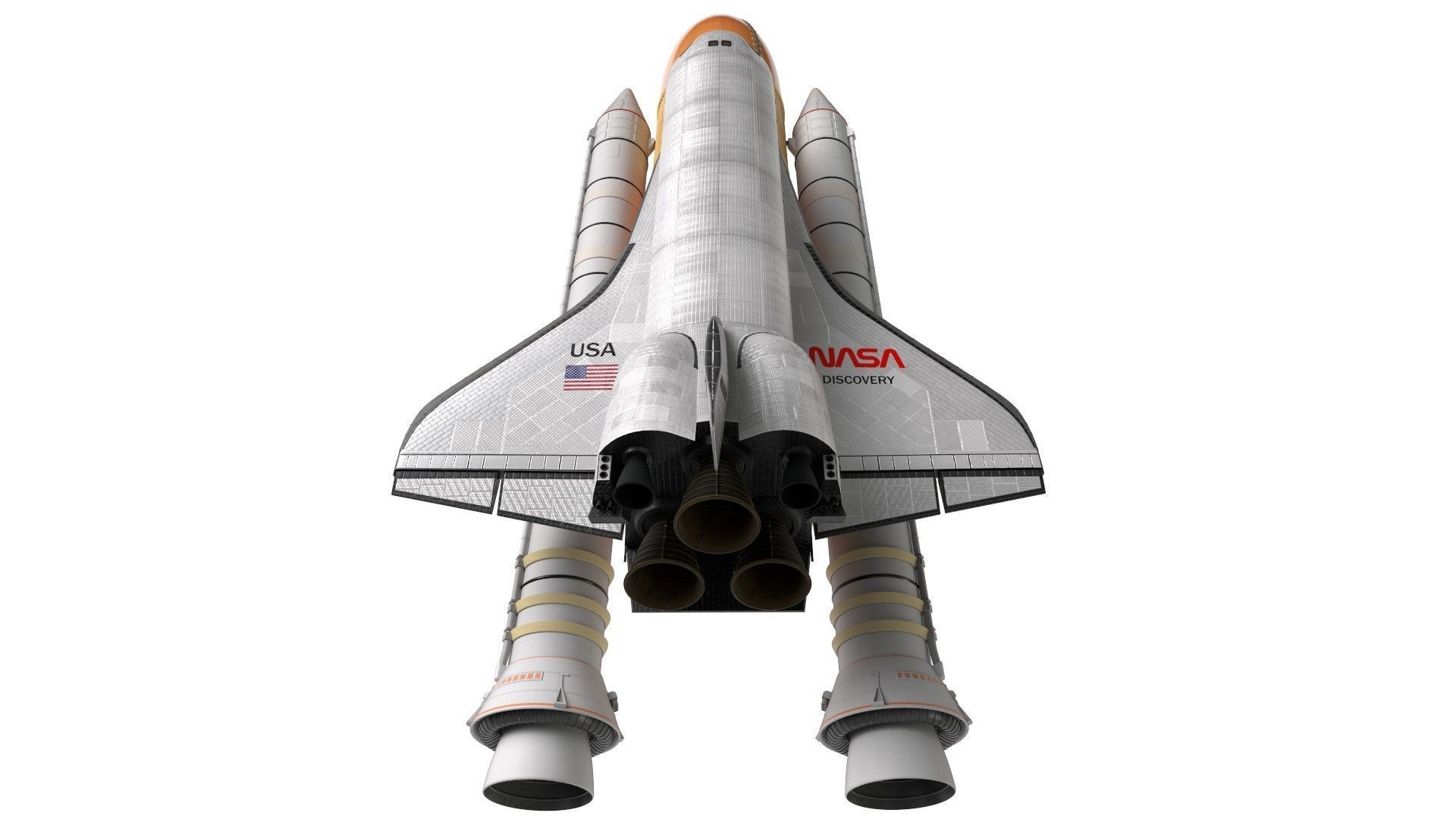 Space Shuttle Nasa shuttle rocket International SpaceStation 3D model ...