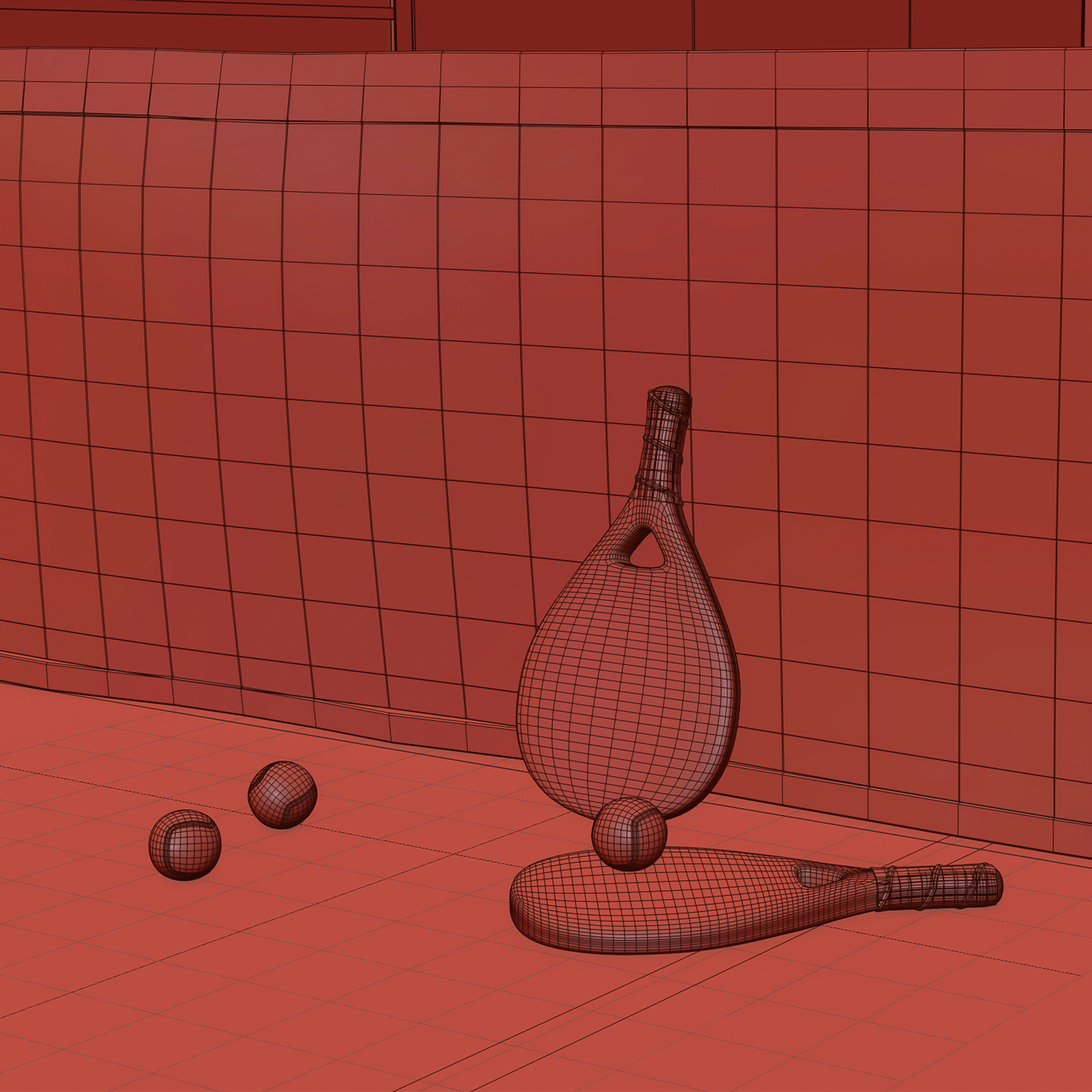 Padel 3D model | CGTrader