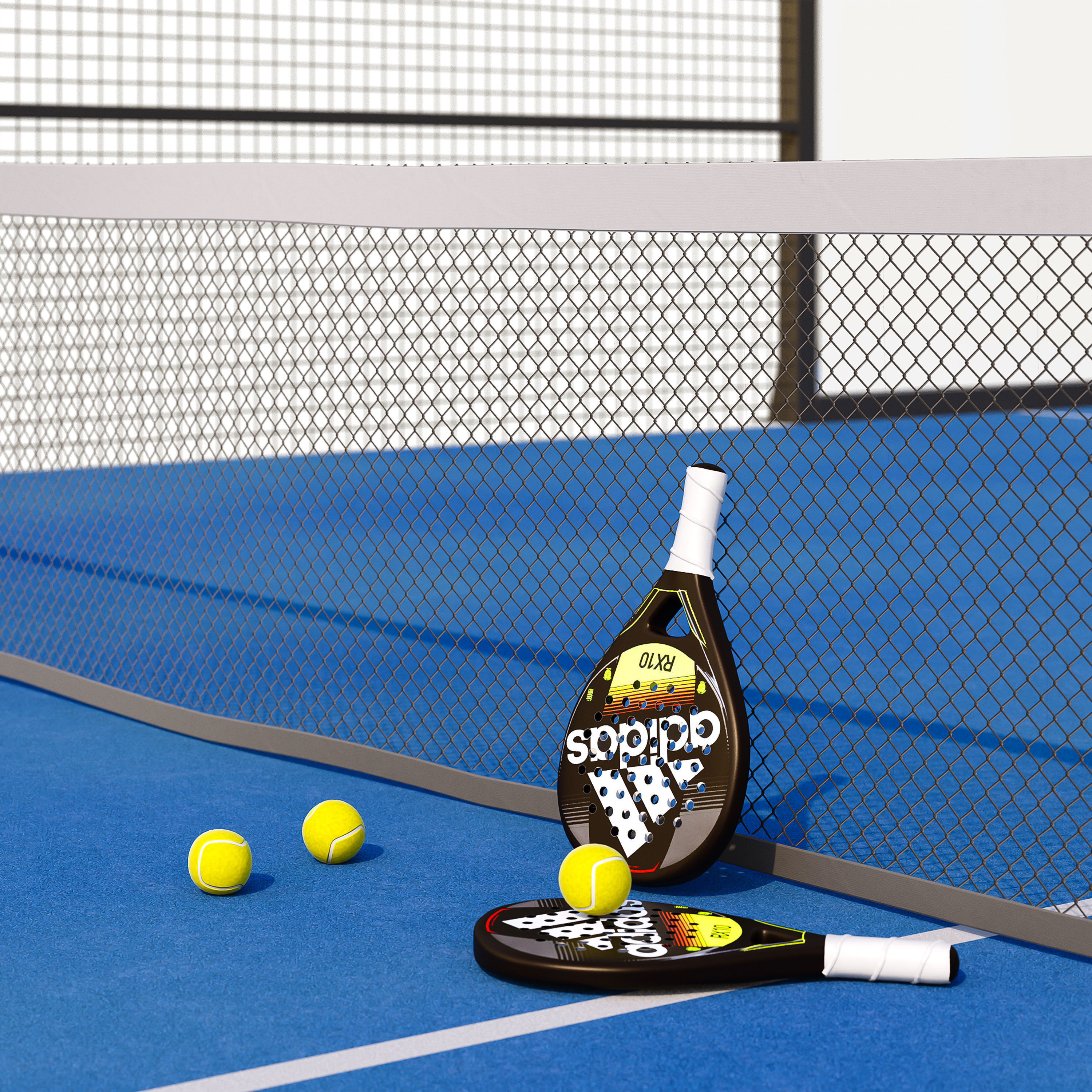 Padel 3D model | CGTrader