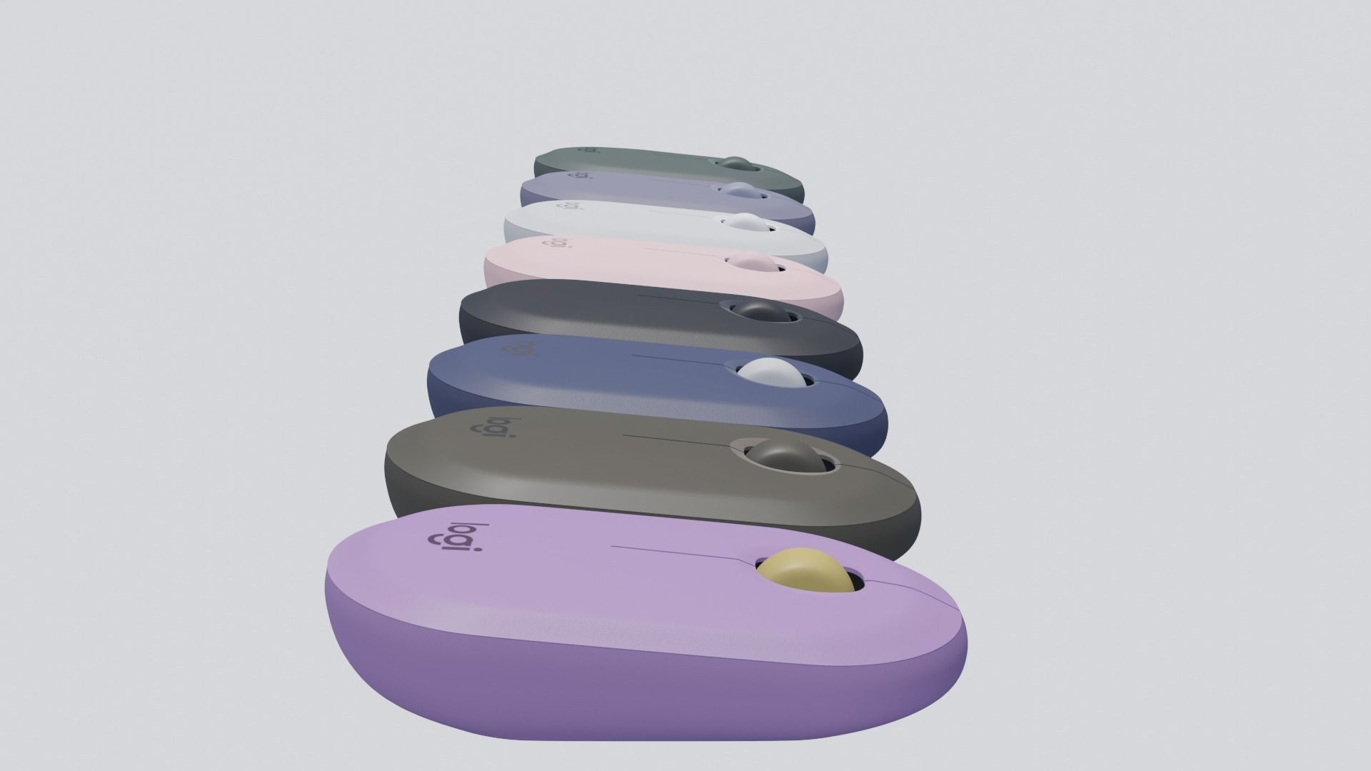 Logitech Pebble mouse 3D model | CGTrader