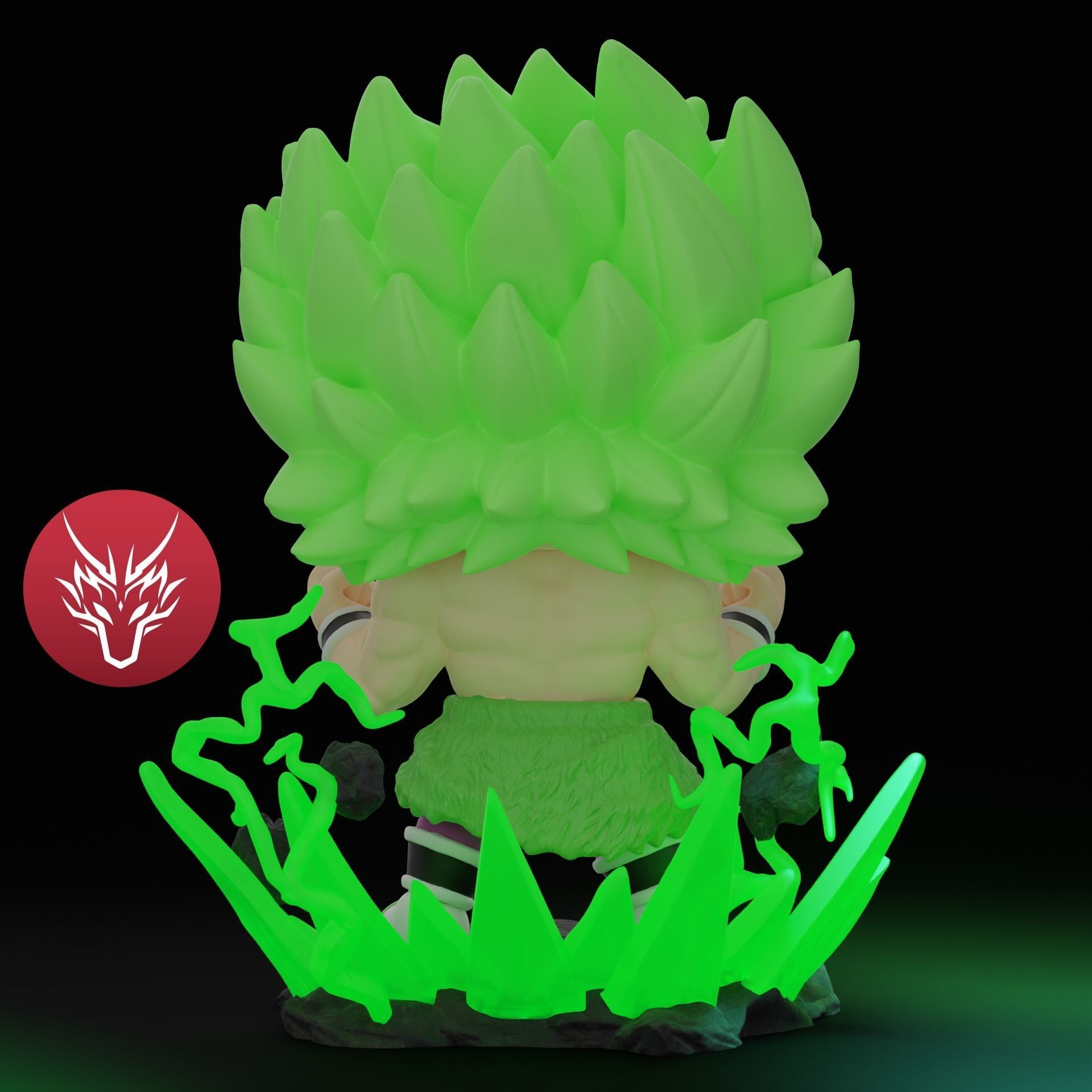 Broly Legendary Super Saiyan Dragon Ball Super Custom Funko Pop 3D ...