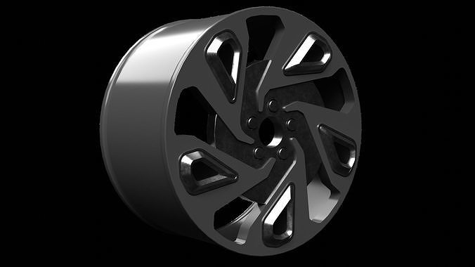 Steel Car Wheel 3D model | CGTrader