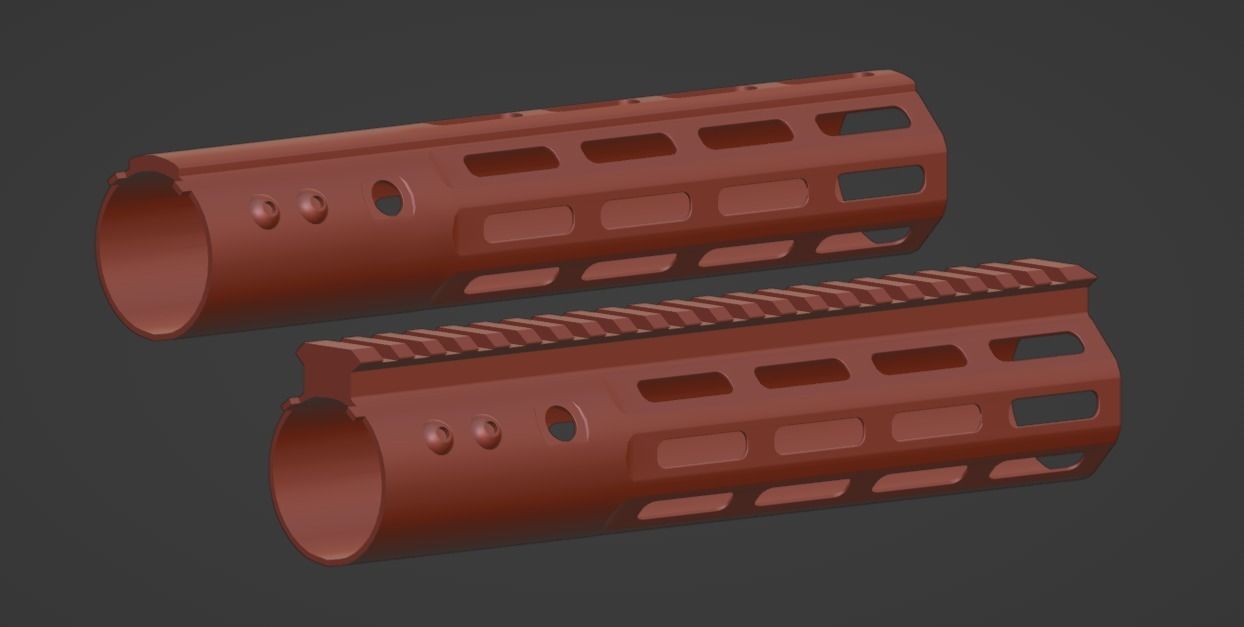 3D model ALG Defence Handguards VR / AR / low-poly | CGTrader