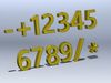 3D NUMBERS 3D model 3D printable | CGTrader