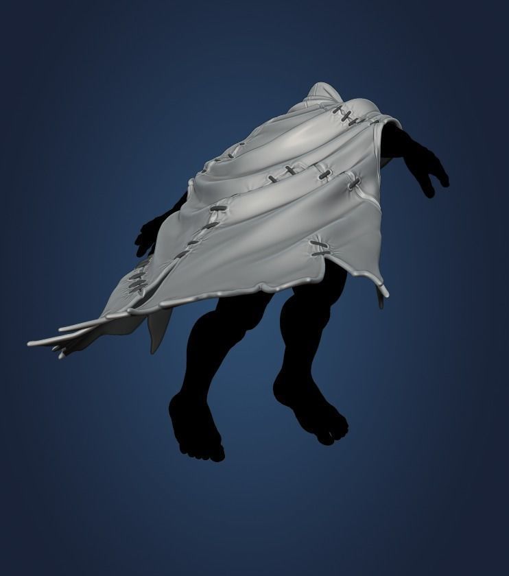 stylized cape zbrush file 3D model | CGTrader
