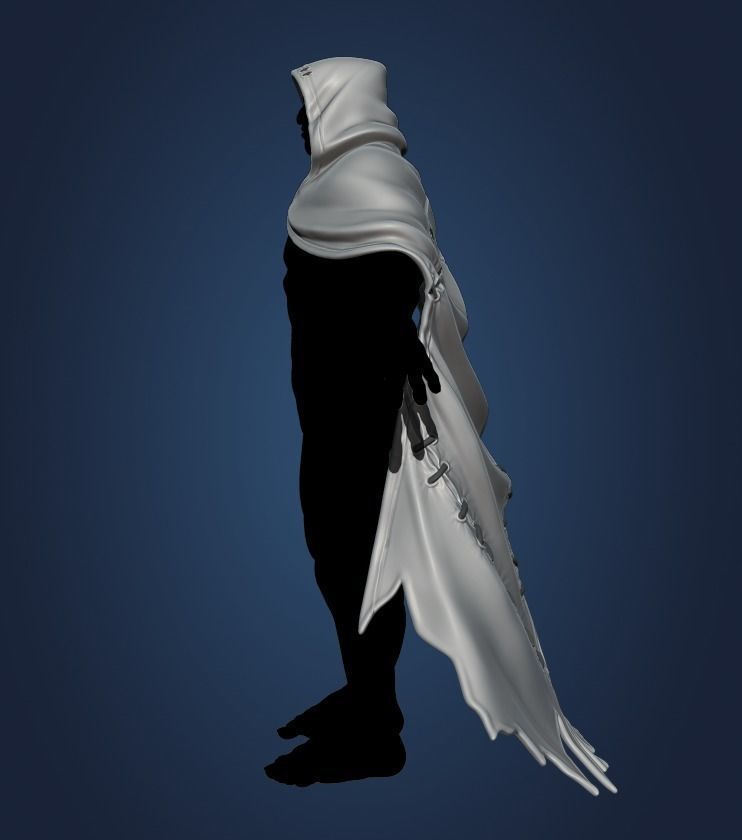 stylized cape zbrush file 3D model | CGTrader
