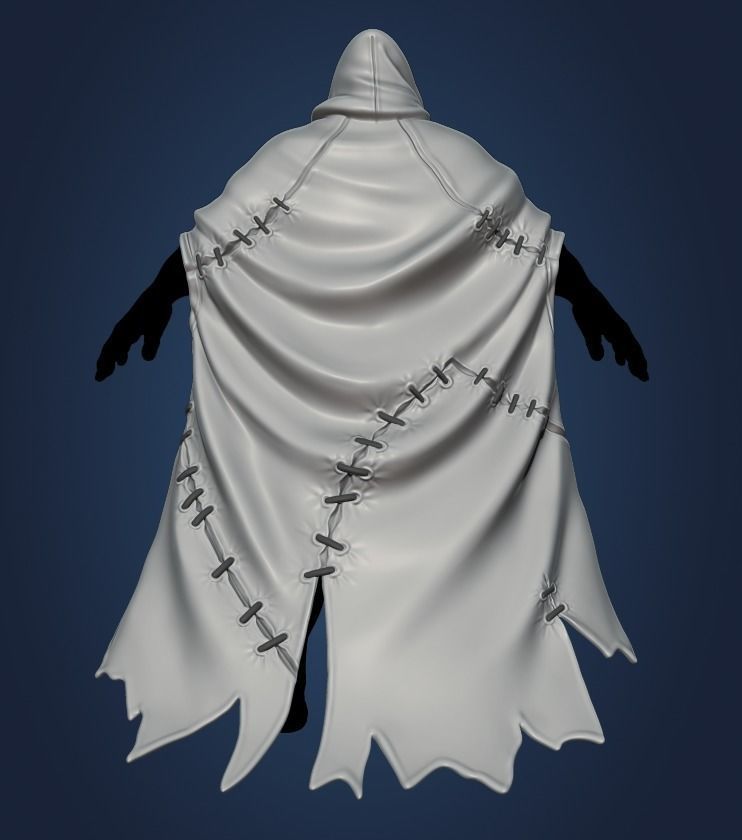 stylized cape zbrush file 3D model | CGTrader