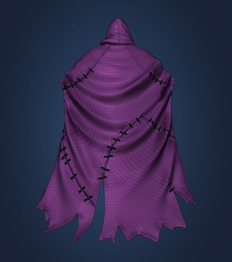 stylized cape zbrush file 3D model | CGTrader