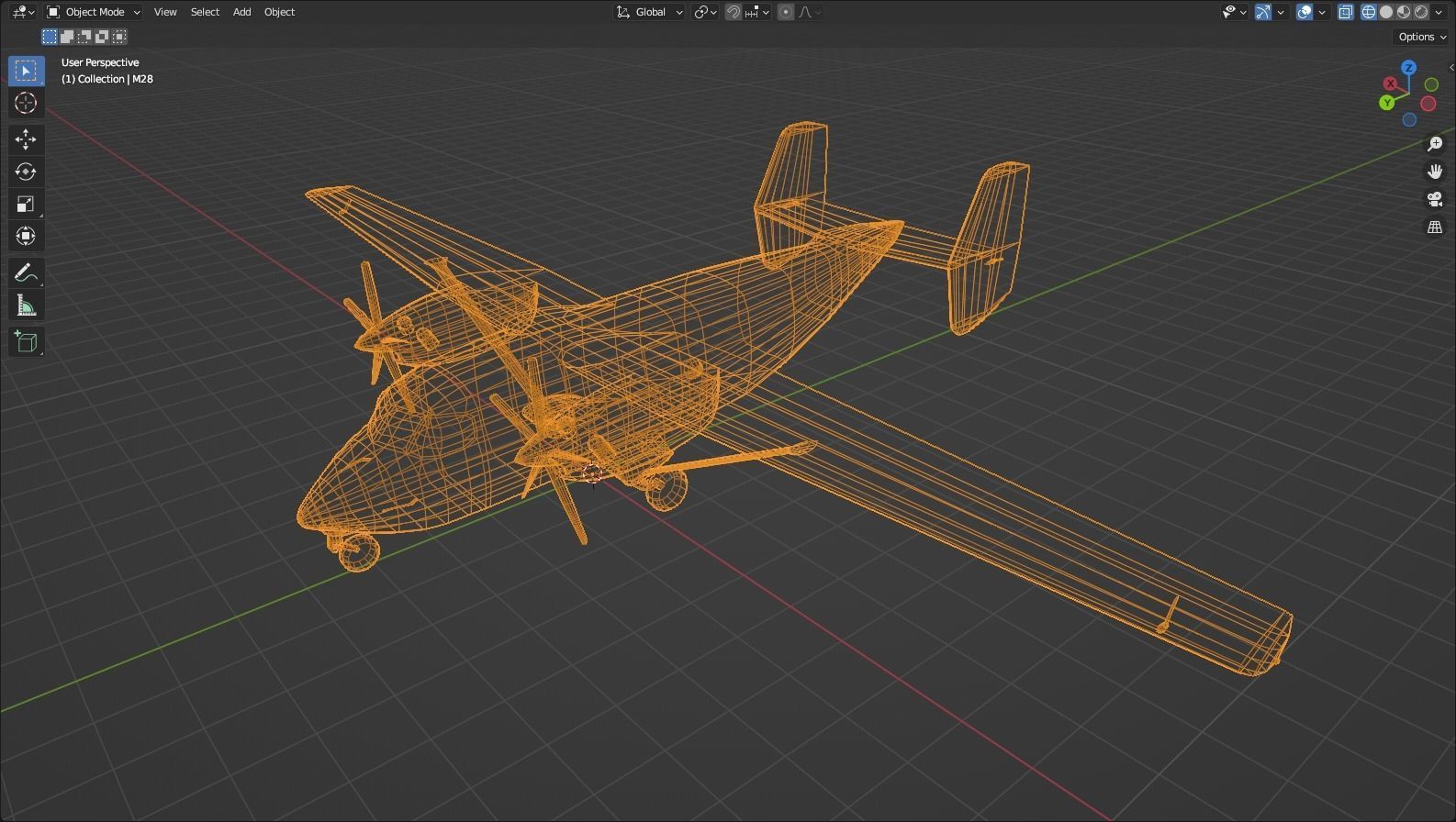 3D model PZL M28 Skytruck Static Low Poly VR / AR / low-poly | CGTrader